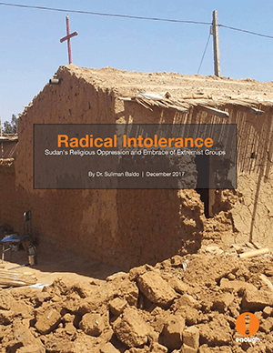 New Report: “Radical Intolerance: Sudan's Religious Oppression and ...